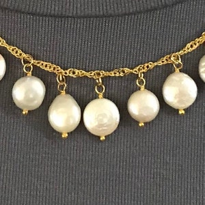 Lady Morgana Pendragon From Merlin Natural Freshwater Pearl and Gold ...