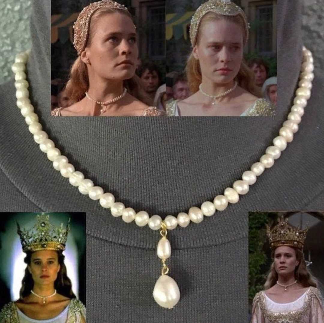 The Princess Bride Buttercup's Real Natural Pearls Pearl Drop Necklace ...