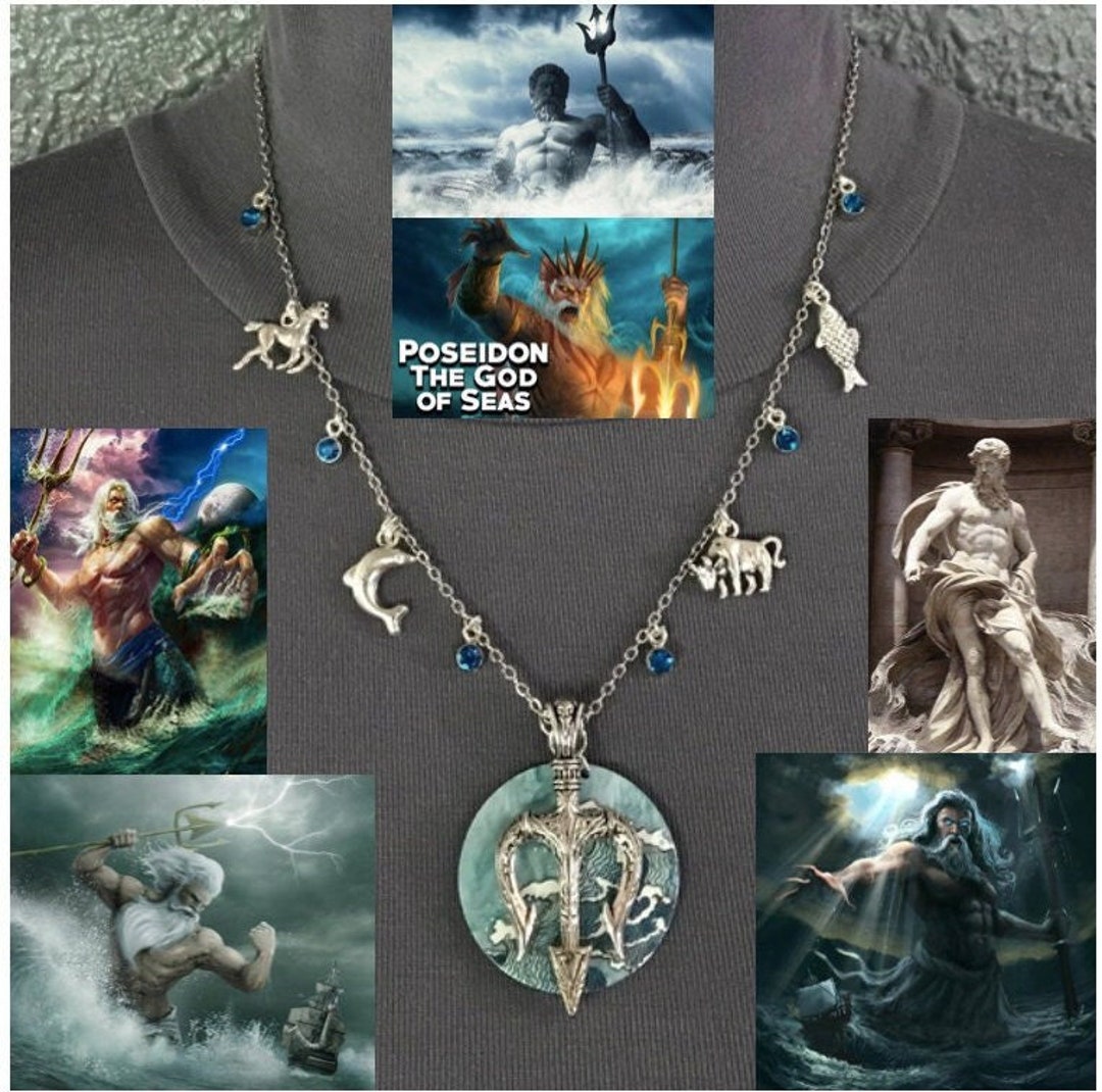 POSEIDON: GOD of the SEAS Neptune Greek Roman Mythology Handmade ...