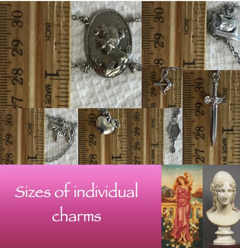 Helen of Troy Greek Mythology Handmade Silver Charm Necklace, Art ...