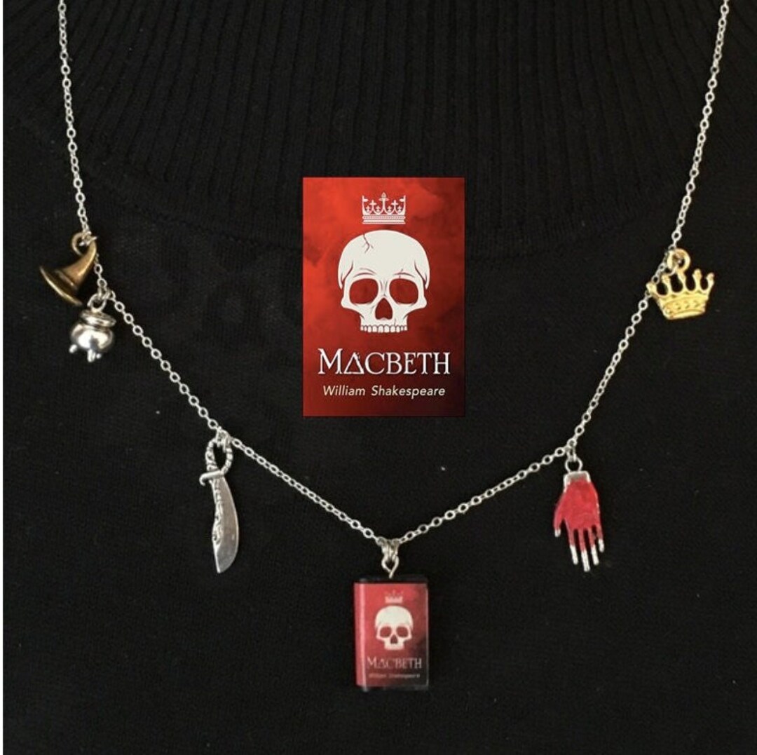 Macbeth by William Shakespeare Handmade Literature Charm - Etsy