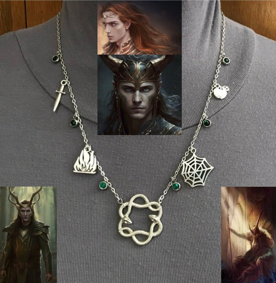 Loki: God of Mischief Norse Mythology Viking Handmade Necklace ...