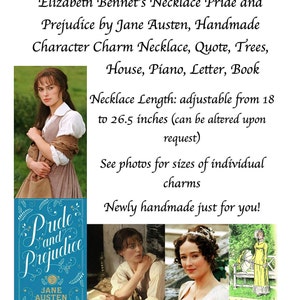 Elizabeth Bennet's Necklace, Pride and Prejudice by Jane Austen ...