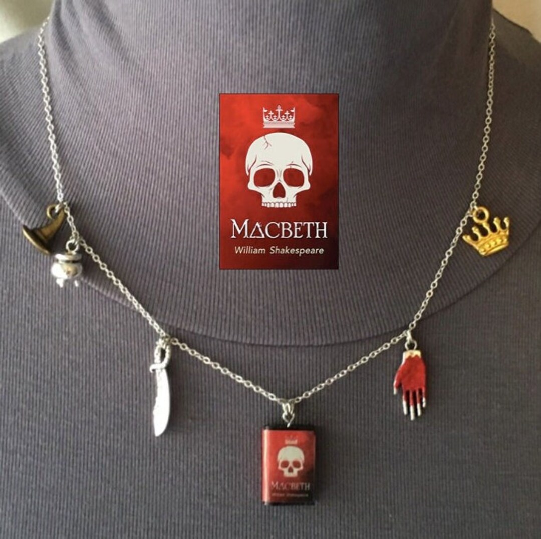 Macbeth by William Shakespeare Handmade Literature Charm - Etsy