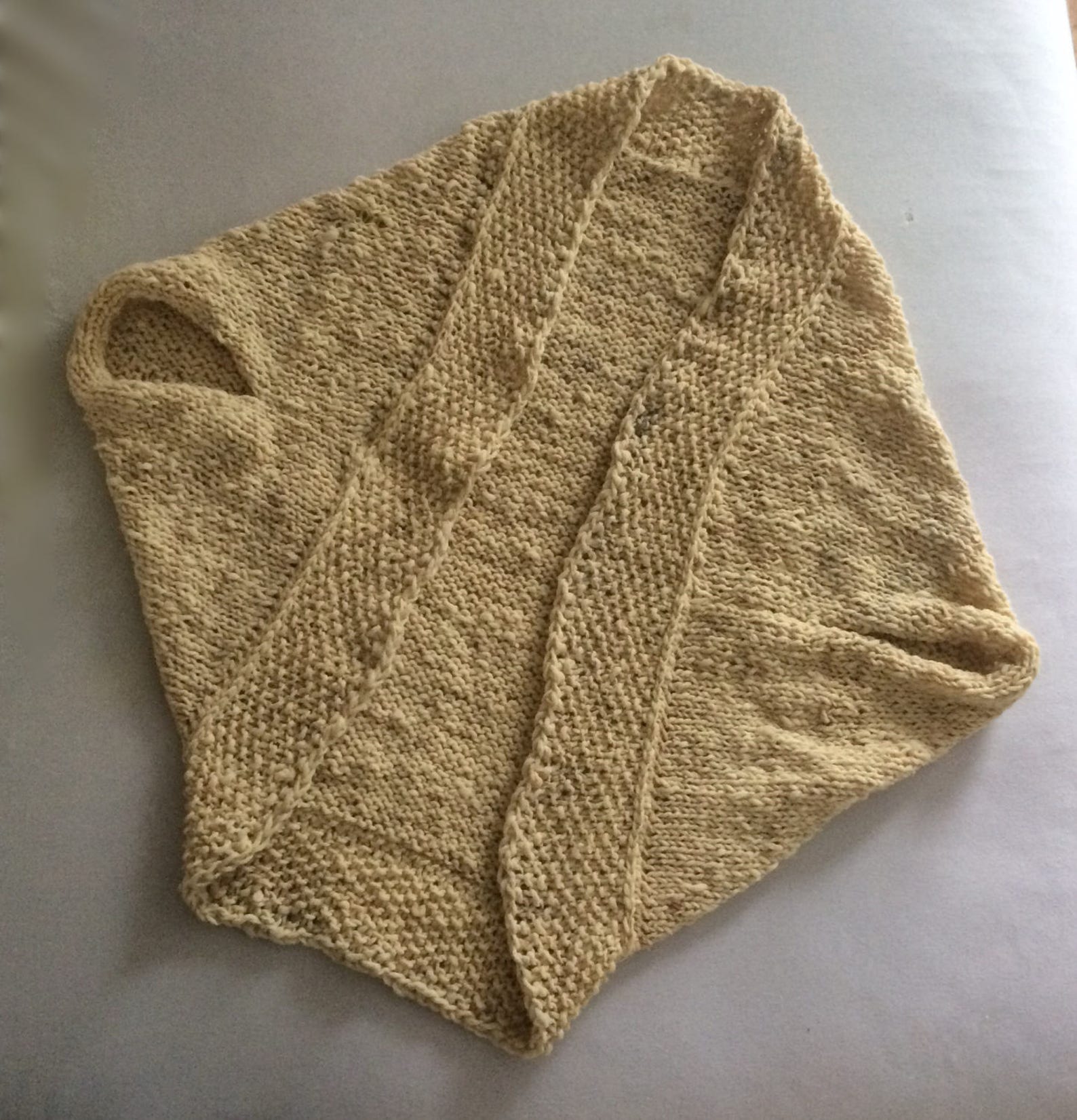 Hand-knit Wool Blanket Shrug - Women, Girls - Etsy