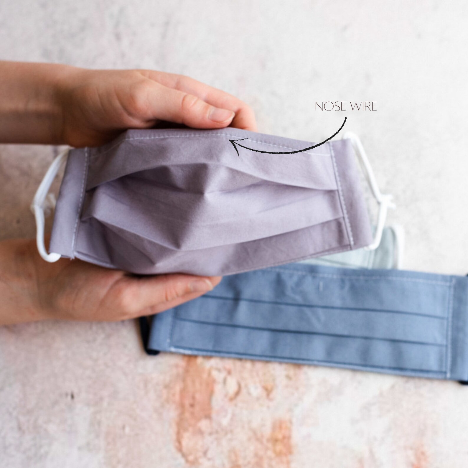 Single Layer Cotton Face Mask Nose Wire Bulk Face Masks - Etsy