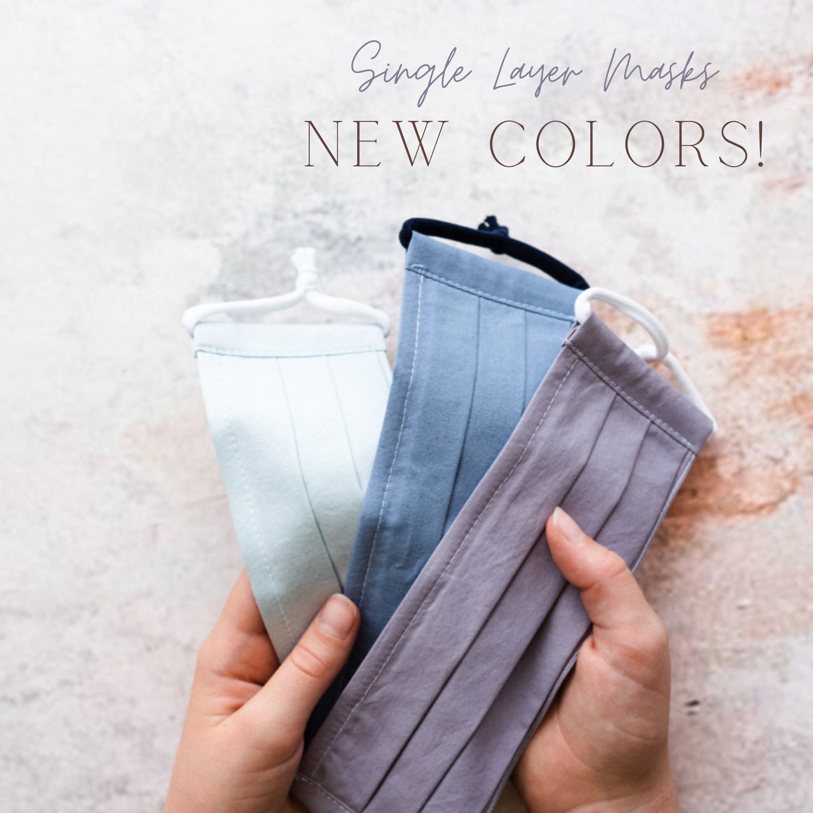 Single Layer Cotton Face Mask Nose Wire Bulk Face Masks - Etsy