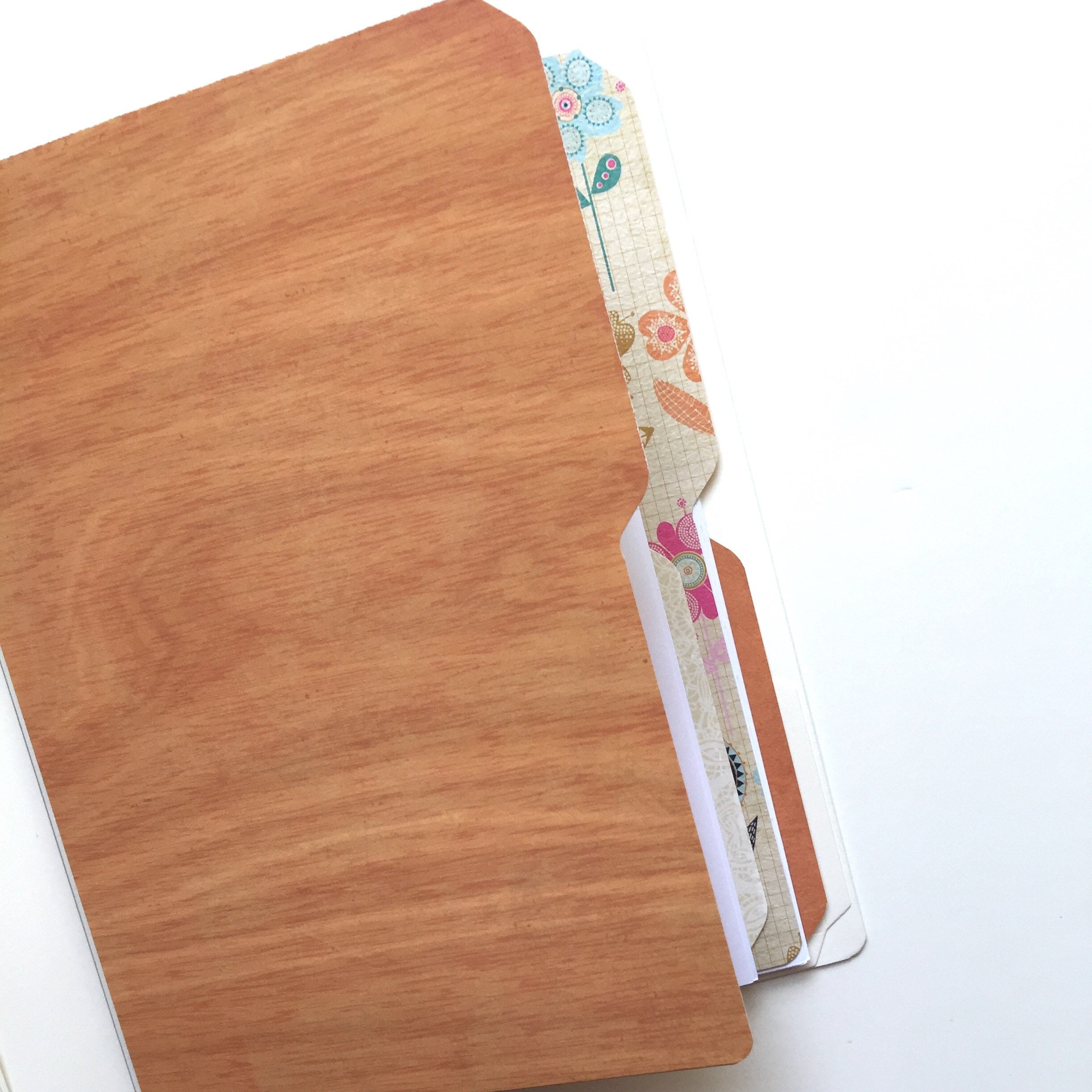 Planner Pocket Folder Divider Insert for A5 Travelers | Etsy