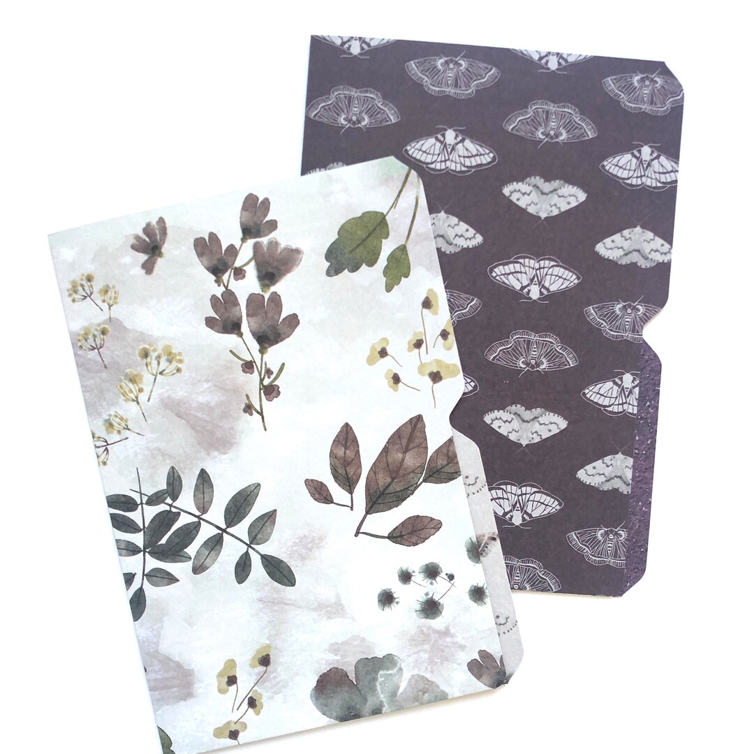 Planner Pocket Folder Divider Insert for A5 Travelers Notebook, Set of ...