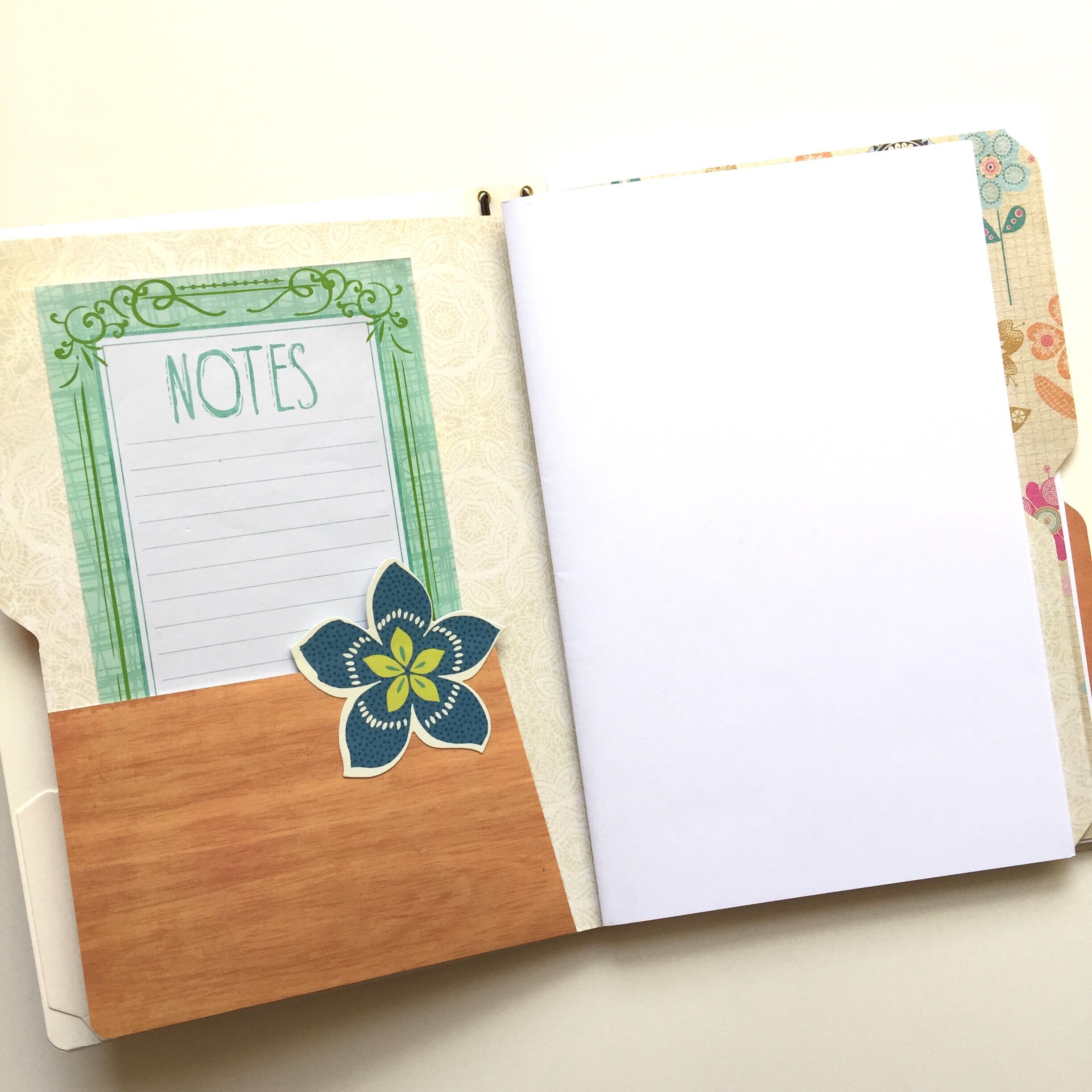 Planner Pocket Folder Divider Insert for A5 Travelers | Etsy