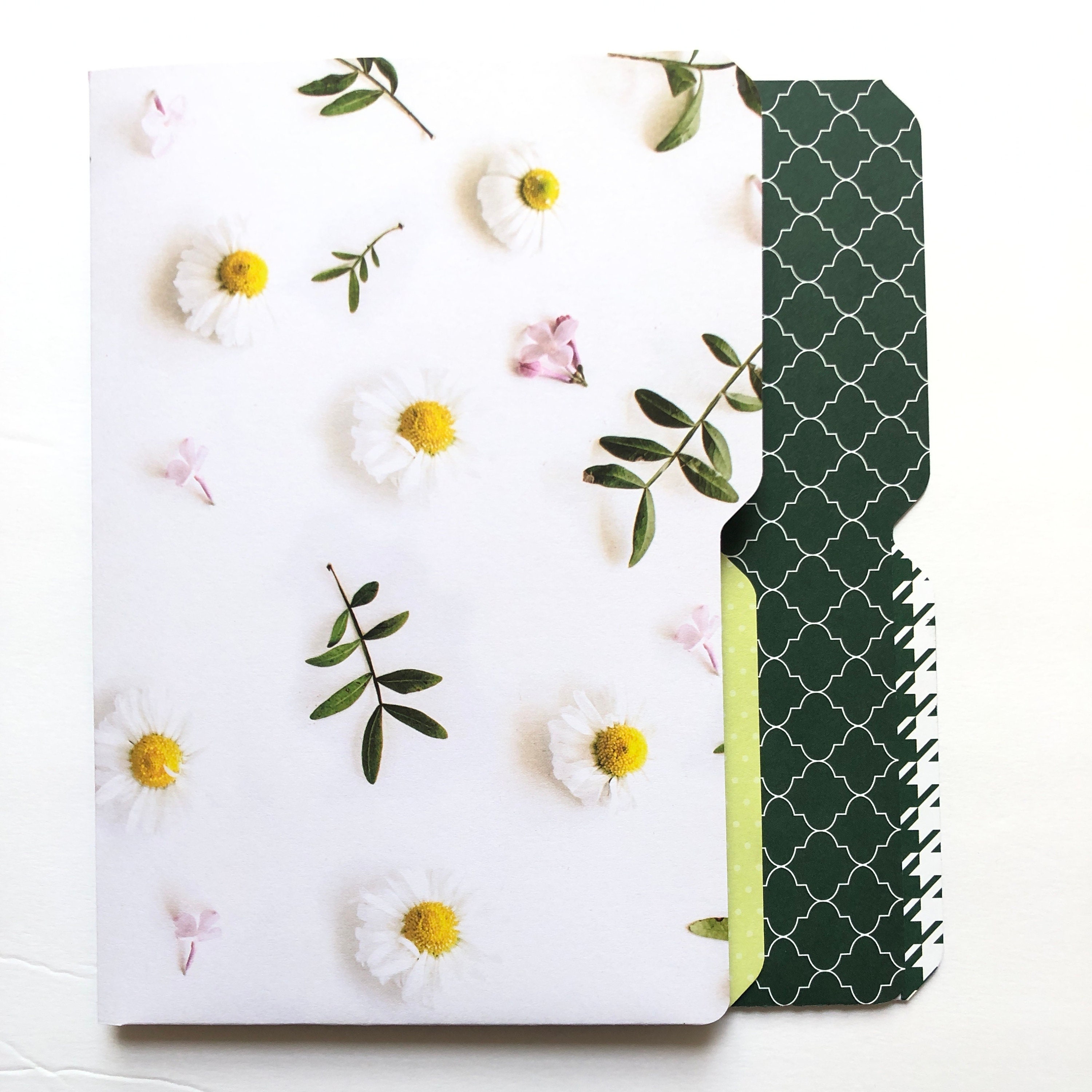 Planner Pocket Folder Divider Insert for A5 Travelers Notebook, Set of ...