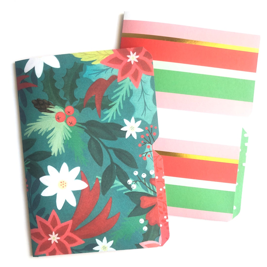 Planner Pocket Folder Divider Insert for A5 Travelers Notebook, Set of ...