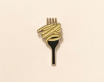 Pasta Enamel Pin | Etsy