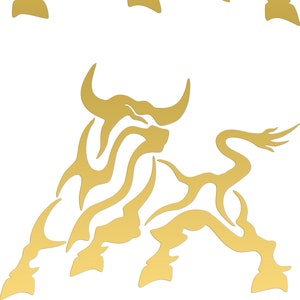 2x Bull Car Decals Vinyl Sticker Tribal Cow JDM Auto Bumper Window ...