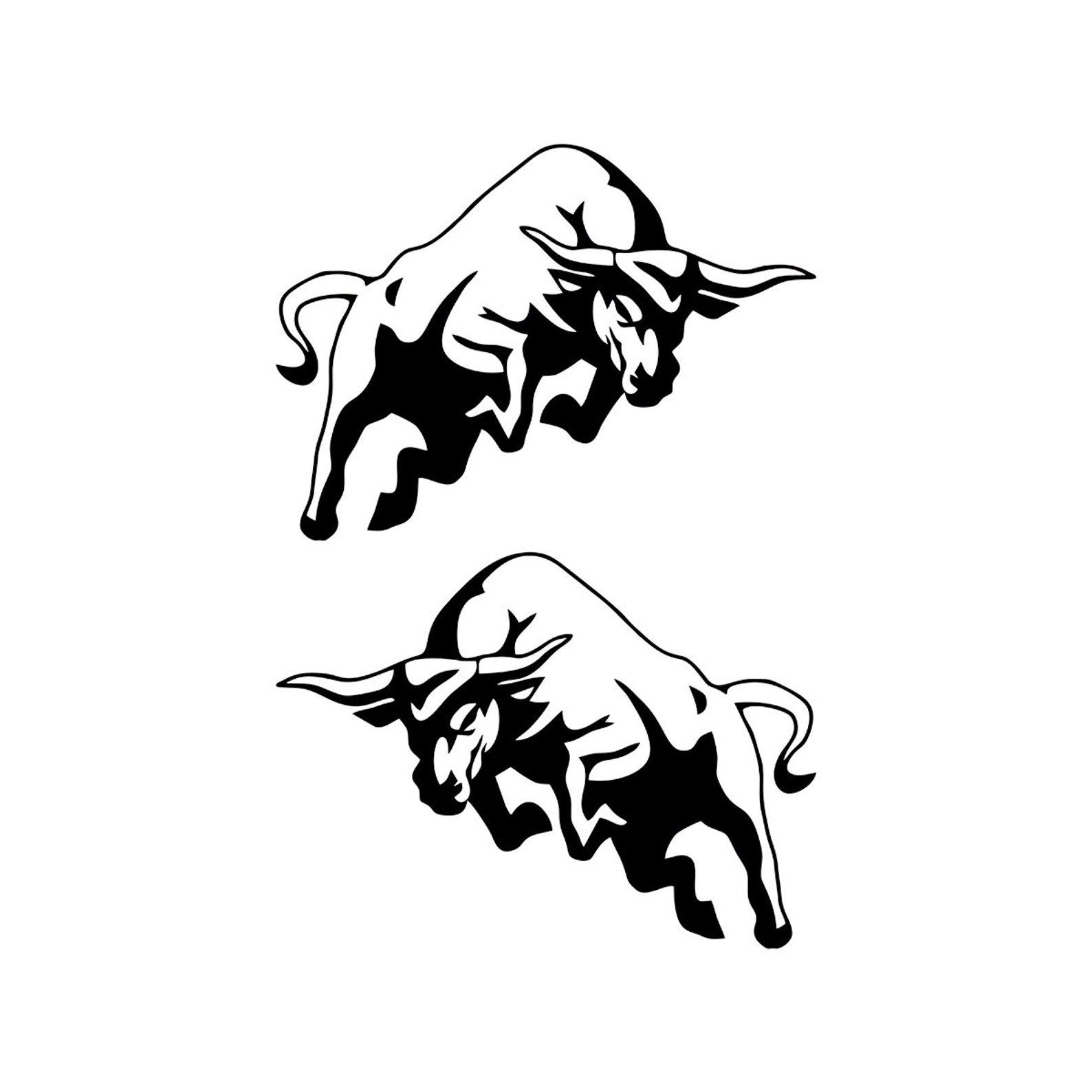 Buffalo Bull Cow Auto Bumper Window Vinyl Car Decals Sticker Truck ...