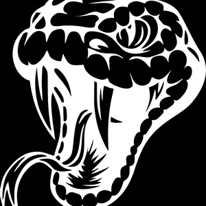 Snake Viper Decal Venom Cobra Auto Car Bumper Window Vinyl Sticker ...