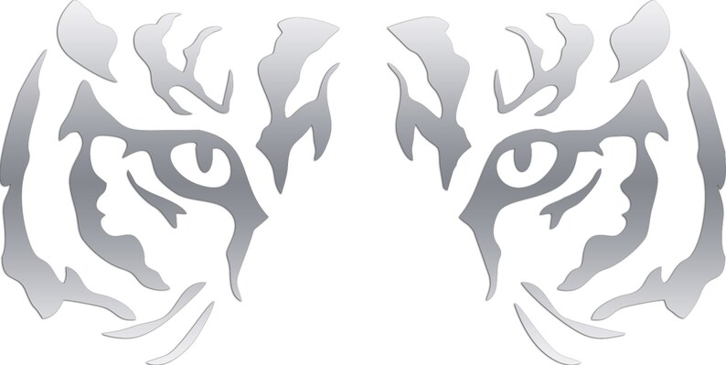 Tiger Eyes Scary Auto Car Bumper Window Vinyl Decal Sticker - Etsy