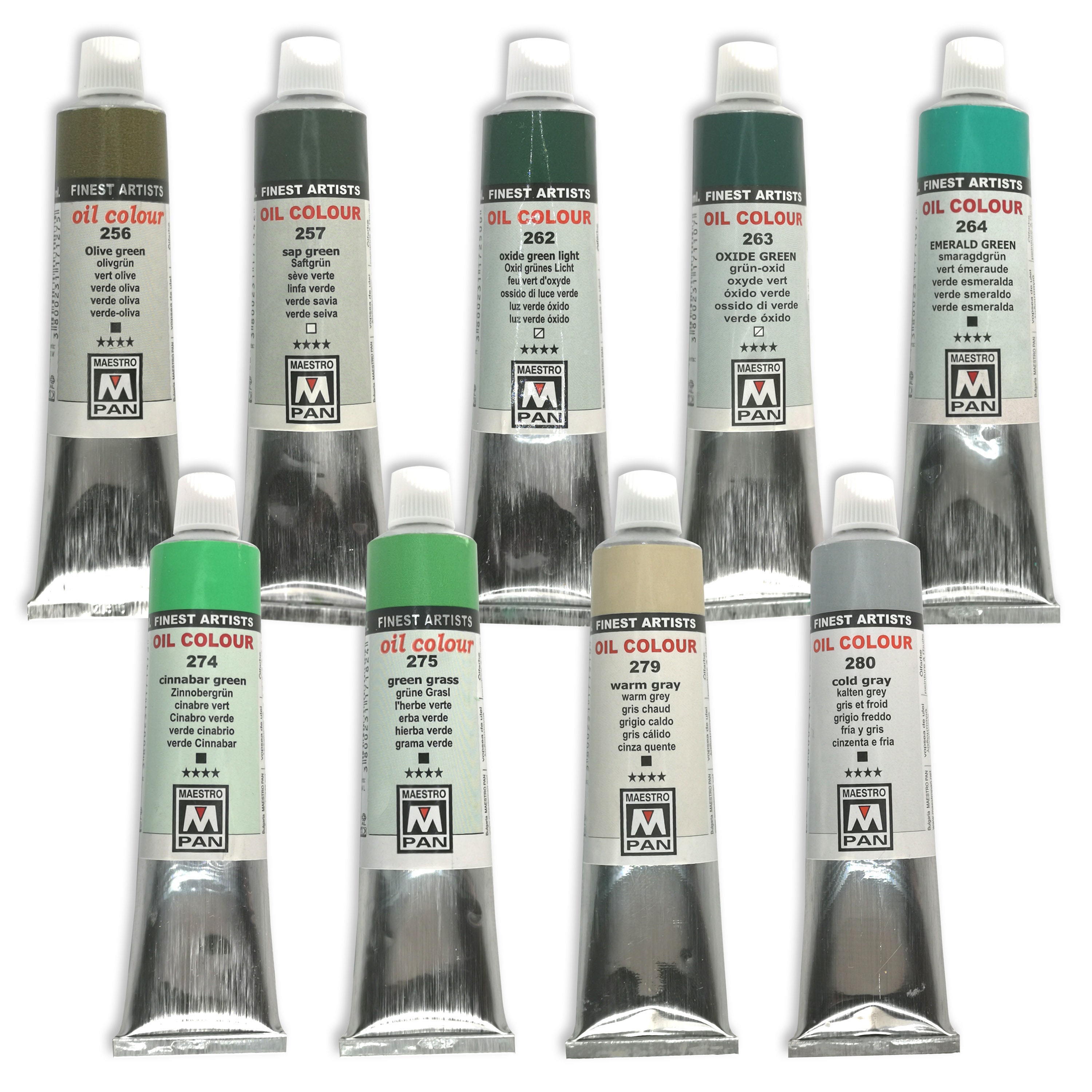 Oil Paints 45ml Tube Artist Art 84 Colours Professional Painting ...