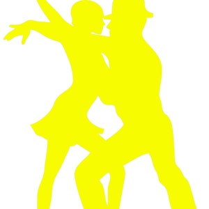 Tango Blues Kizomba Dance Team Salsa Bachata Auto Car Bumper Window ...