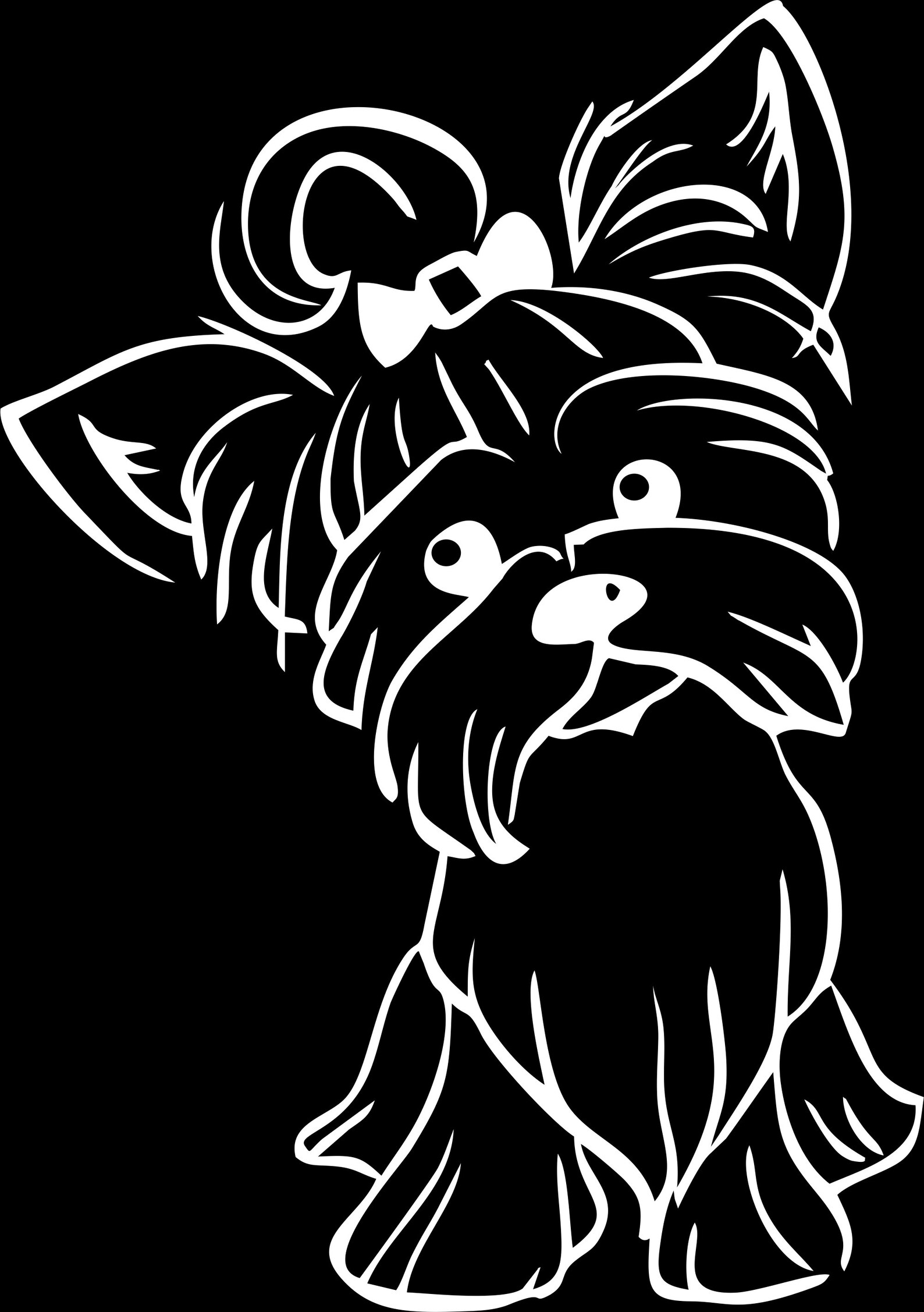 Yorkshire Terrier Pup Doggy Yorkie Decal Sticker Cute Fun Dog - Etsy