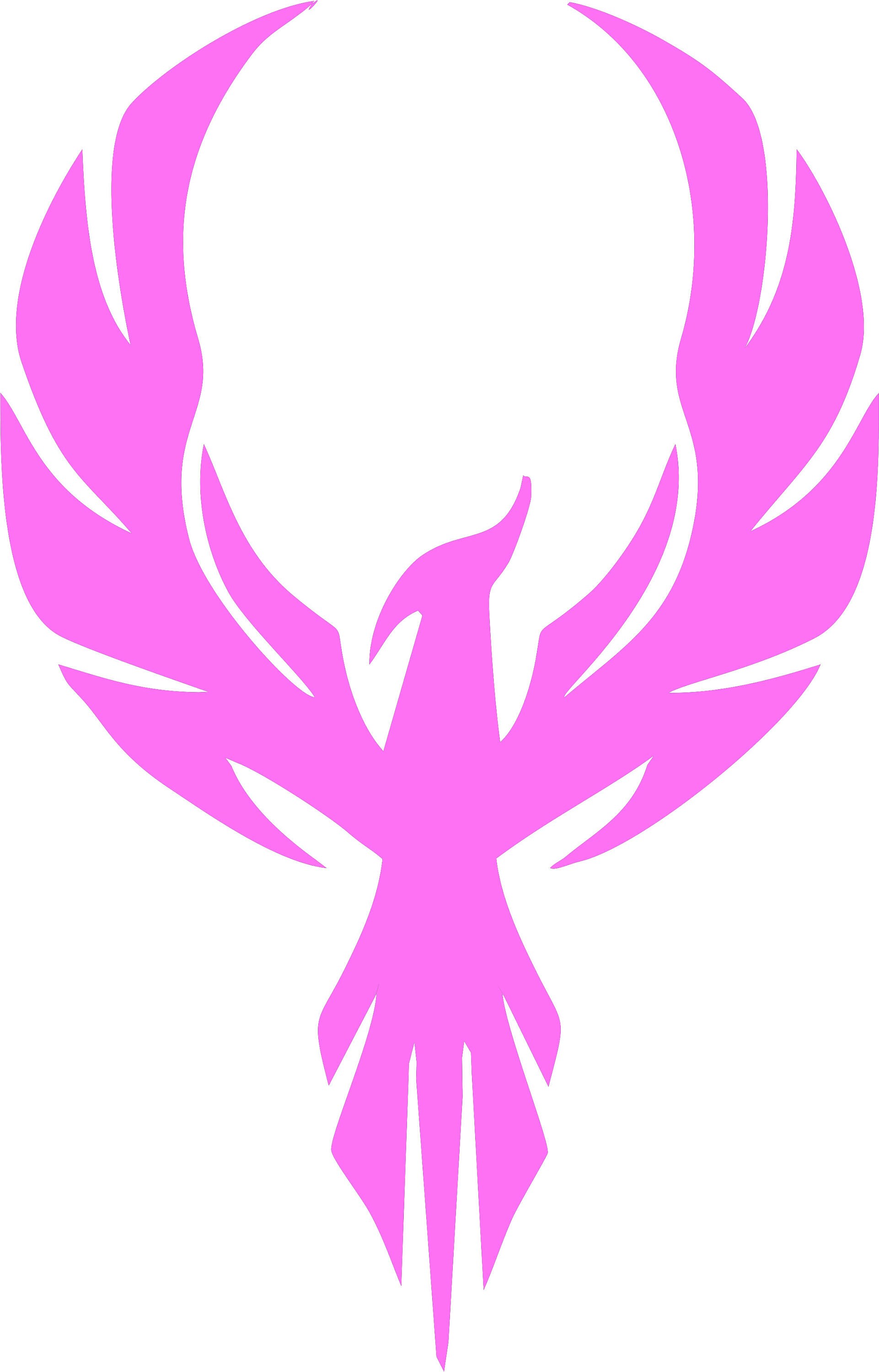 Sticker Decal Eagle Phoenix Fire Auto Car Bumper Window Vinyl Tribal ...