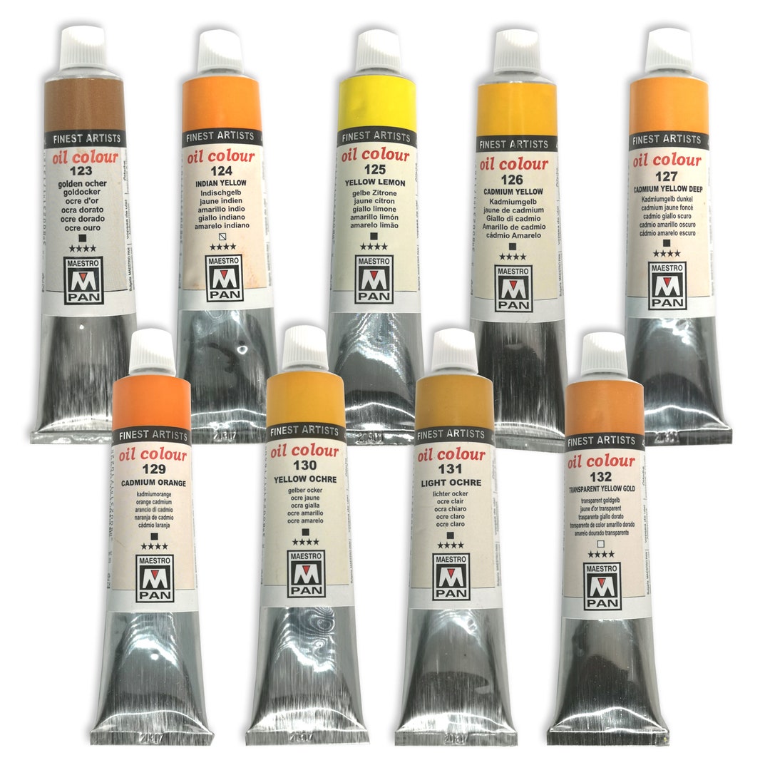 Oil Paints 45ml Tube Artist Art 84 Colours Professional Painting ...