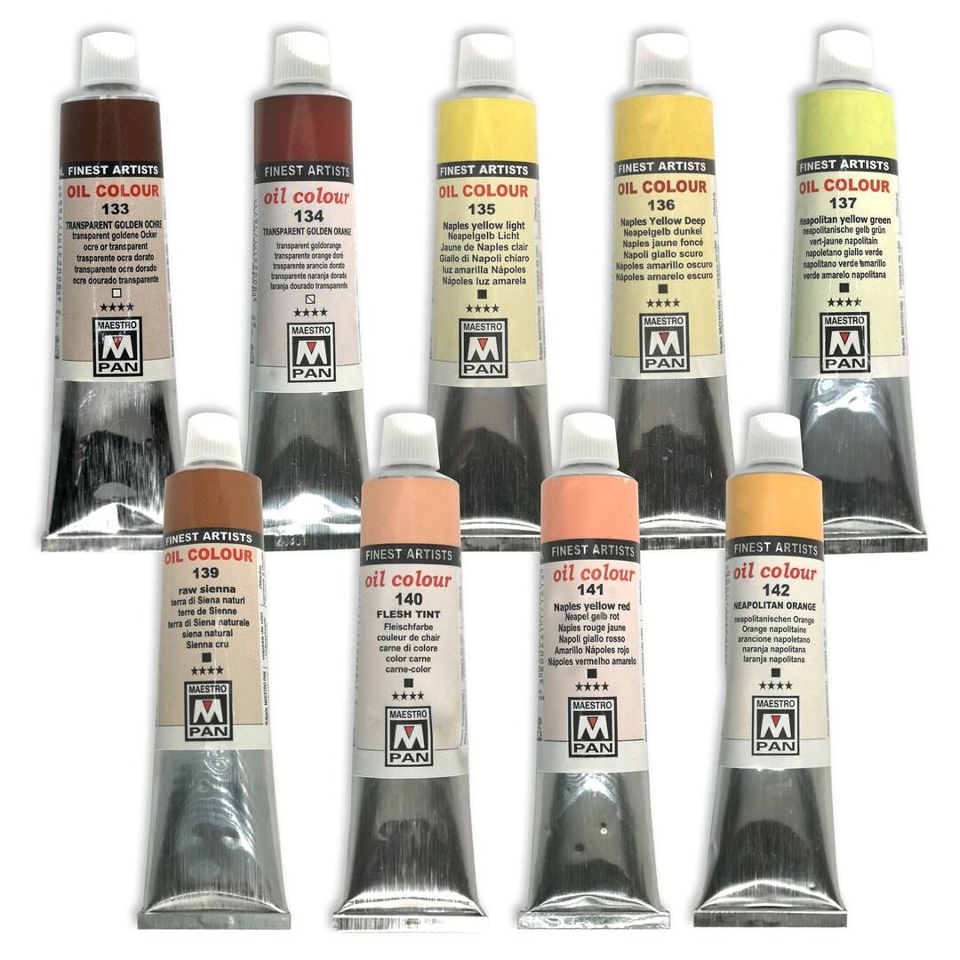 Oil Paints 45ml Tube Artist Art 84 Colours Professional Painting ...