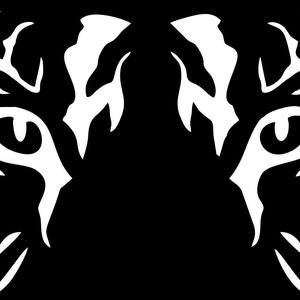 Tiger Eyes Scary Auto Car Bumper Window Vinyl Decal Sticker Decals 3M ...