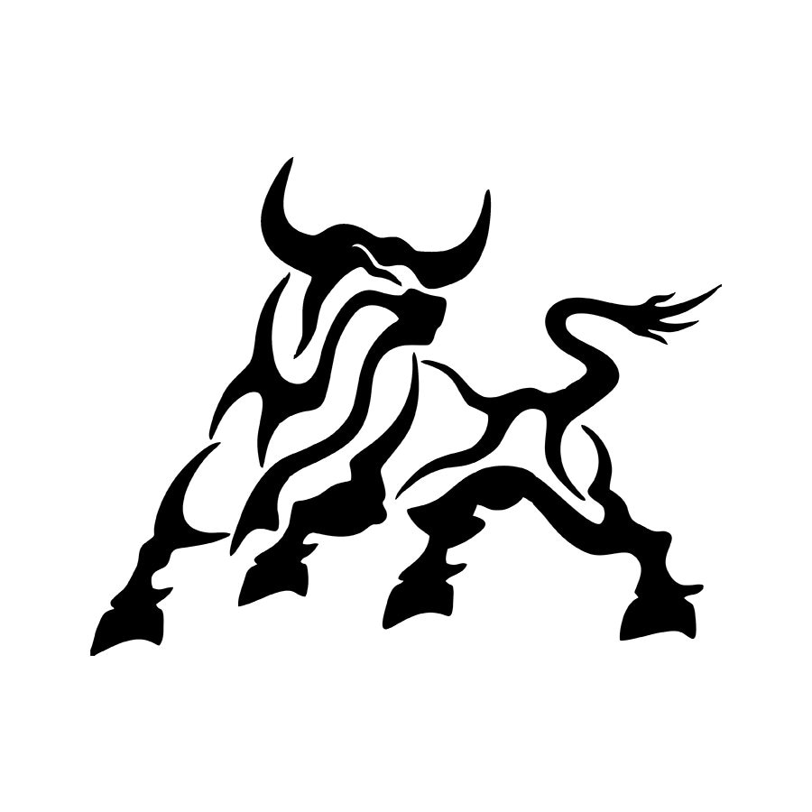 2x Bull Car Decals Vinyl Sticker Tribal Cow JDM Auto Bumper Window ...
