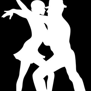Tango Blues Kizomba Dance Team Salsa Bachata Auto Car Bumper Window ...