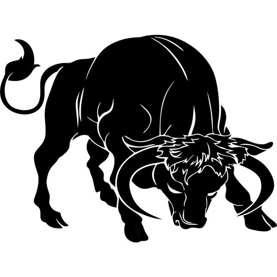 Buffalo Bull Cow Auto Car Bumper Window Vinyl Decal Sticker | Etsy