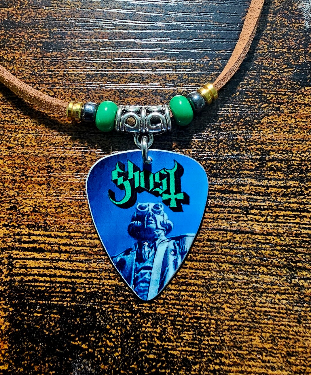 Ghost Nameless Ghoul Aluminum Guitar Pick Necklace - Etsy