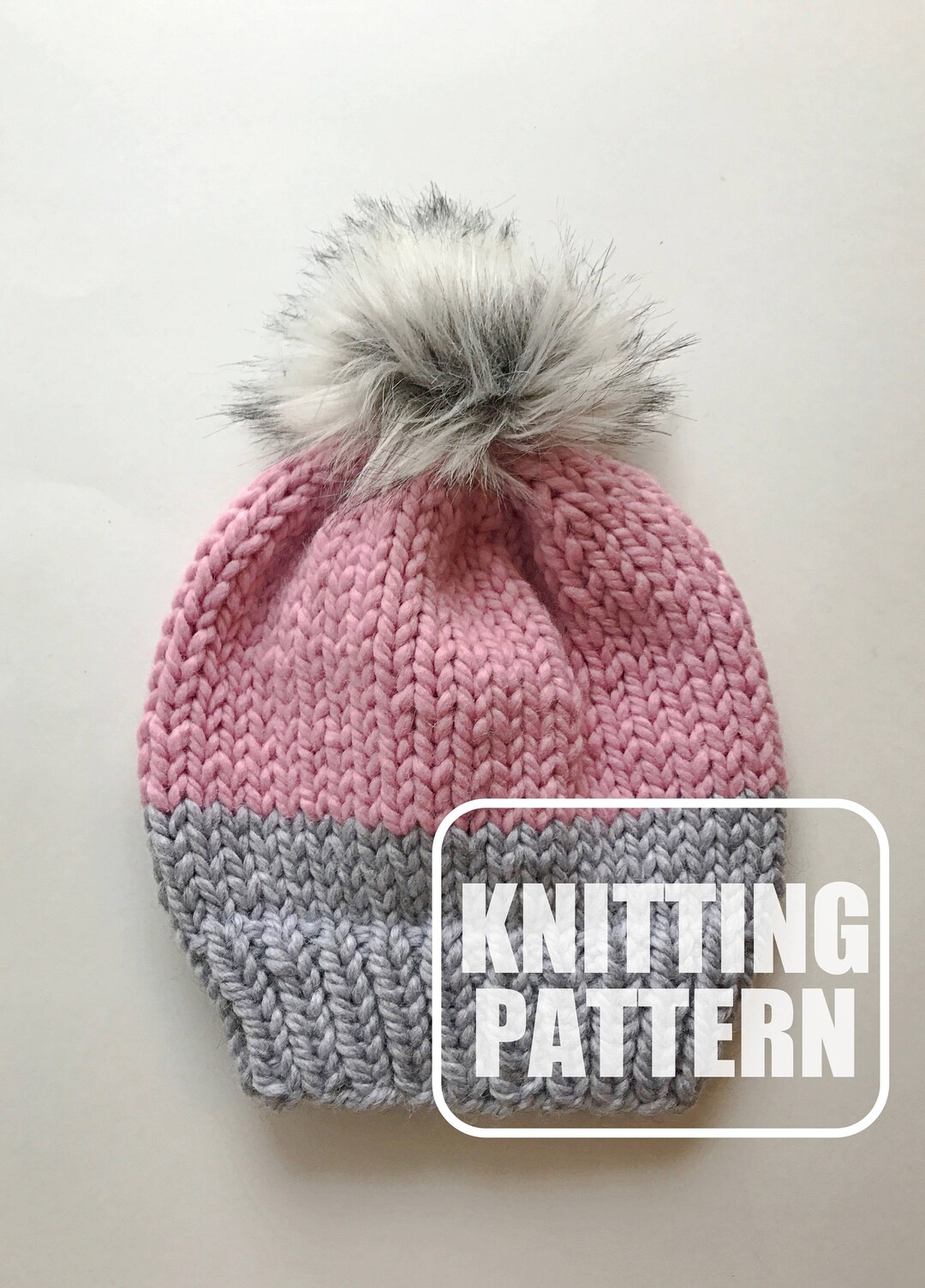 KNITTING PATTERN - Knitting Pattern // Knit Hat Pattern // Hat Knitting ...