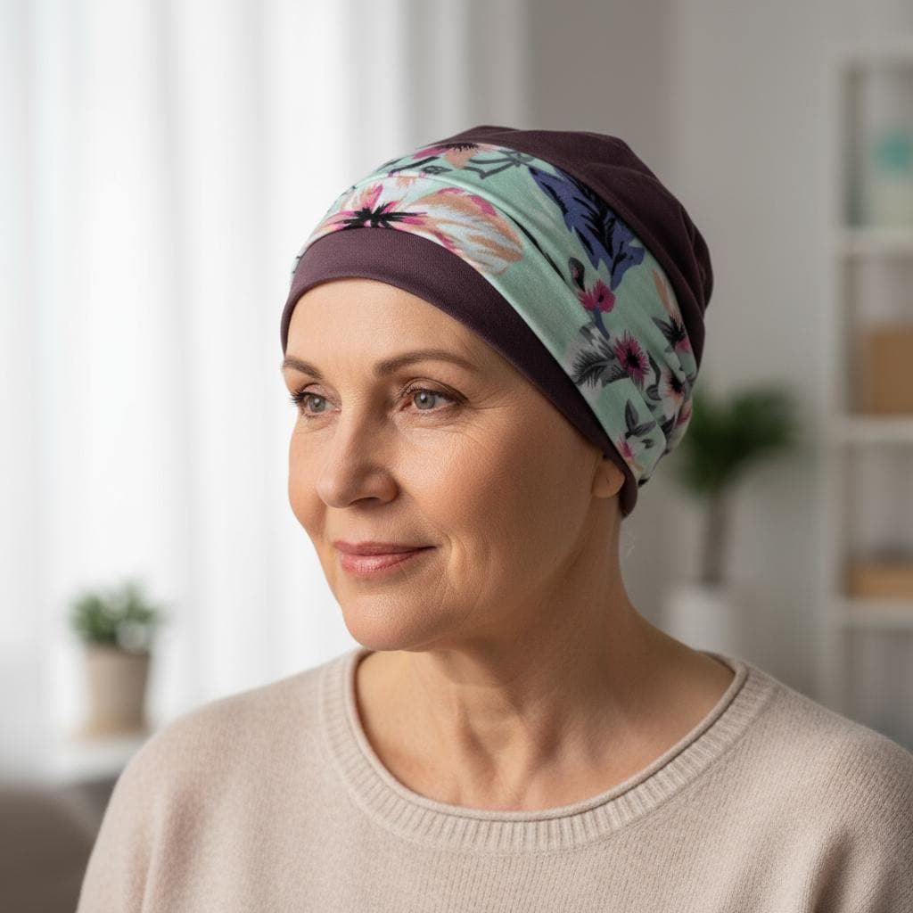 Chemo Hat With Detachable Headband: Comfortable Cancer Headwear - Etsy