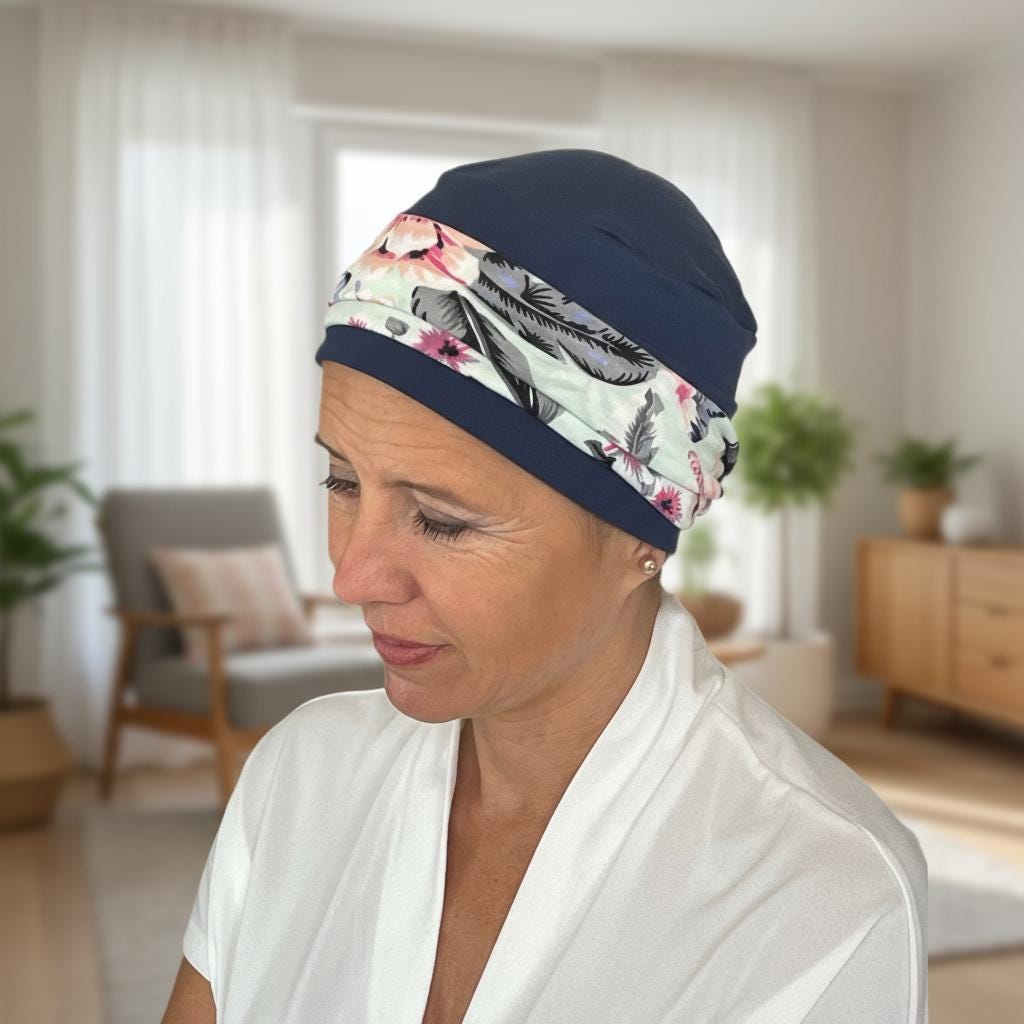 Chemo Hat With Detachable Headband: Comfortable Cancer Headwear - Etsy