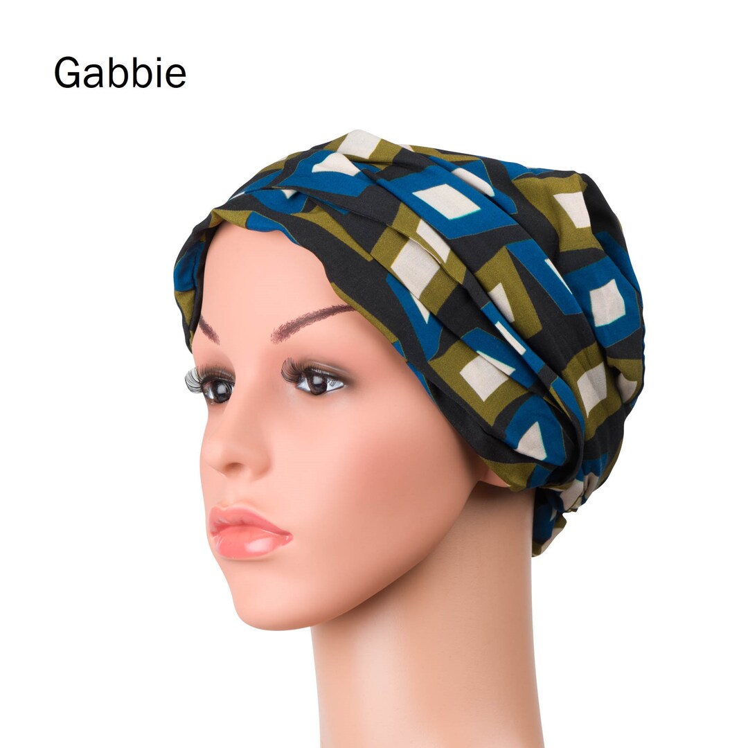 Pre Tied Chemo Head Scarf/chemo Turban for Cancer Patients With Hair ...