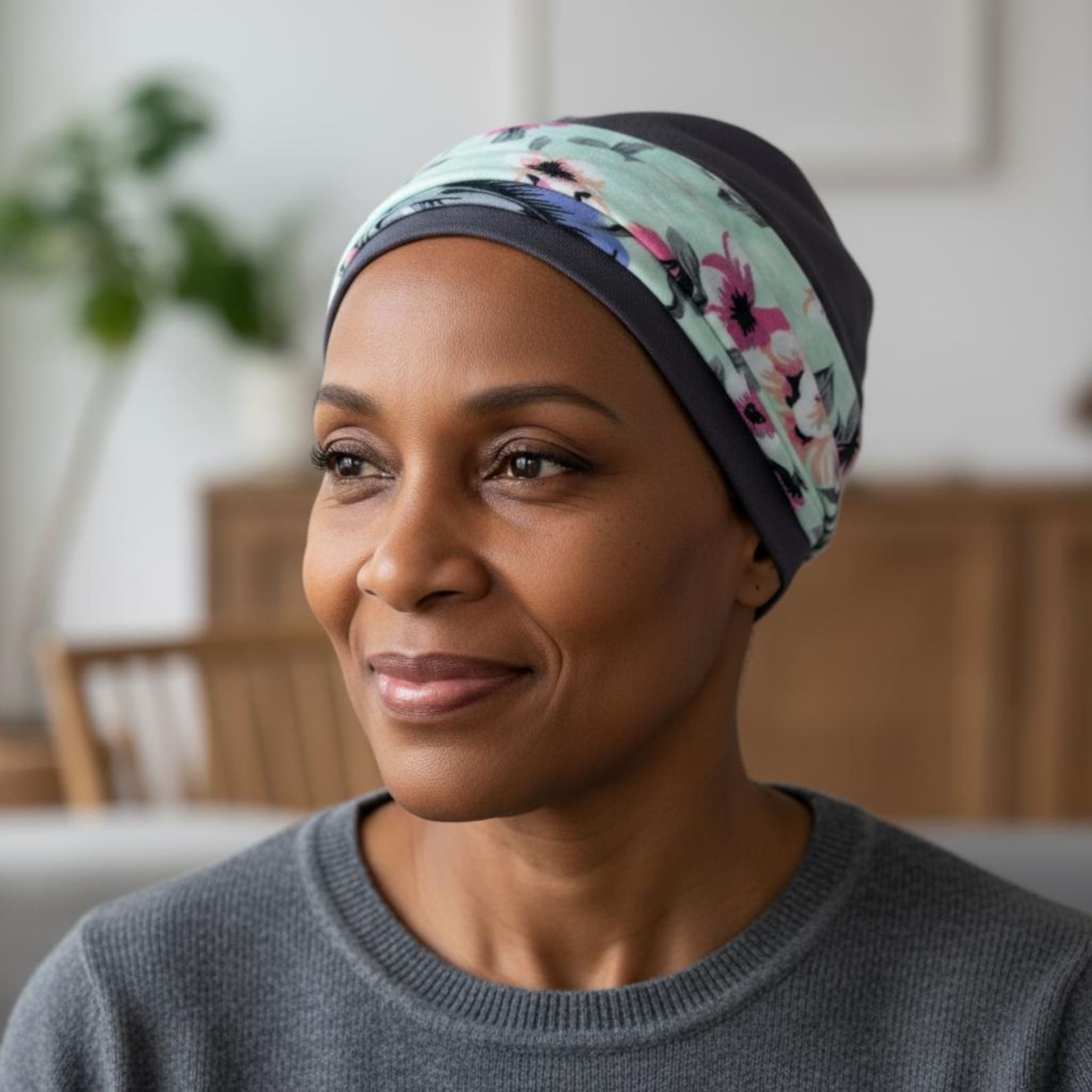 Chemo Hat With Detachable Headband: Comfortable Cancer Headwear - Etsy