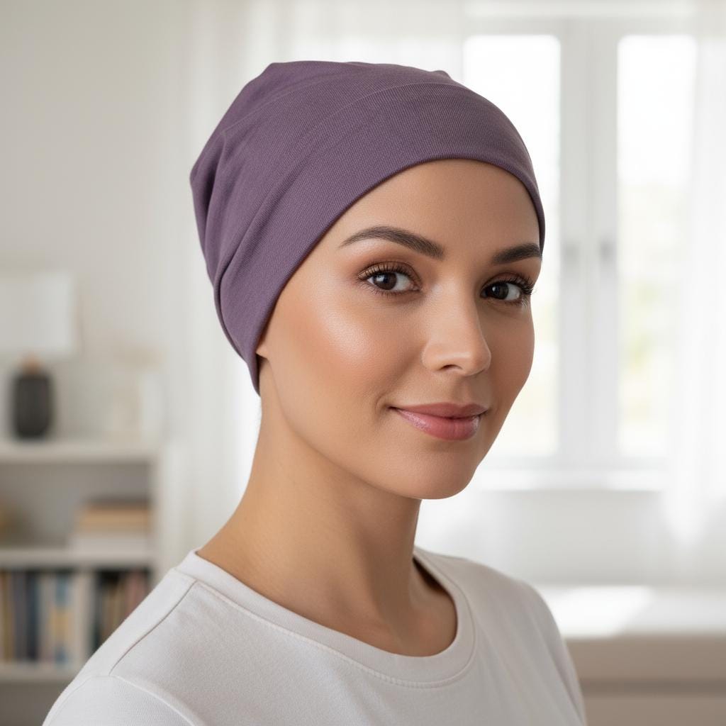 Soft Cotton Chemo Beanie: Soft Headwear for Chemotherapy Patients - Etsy