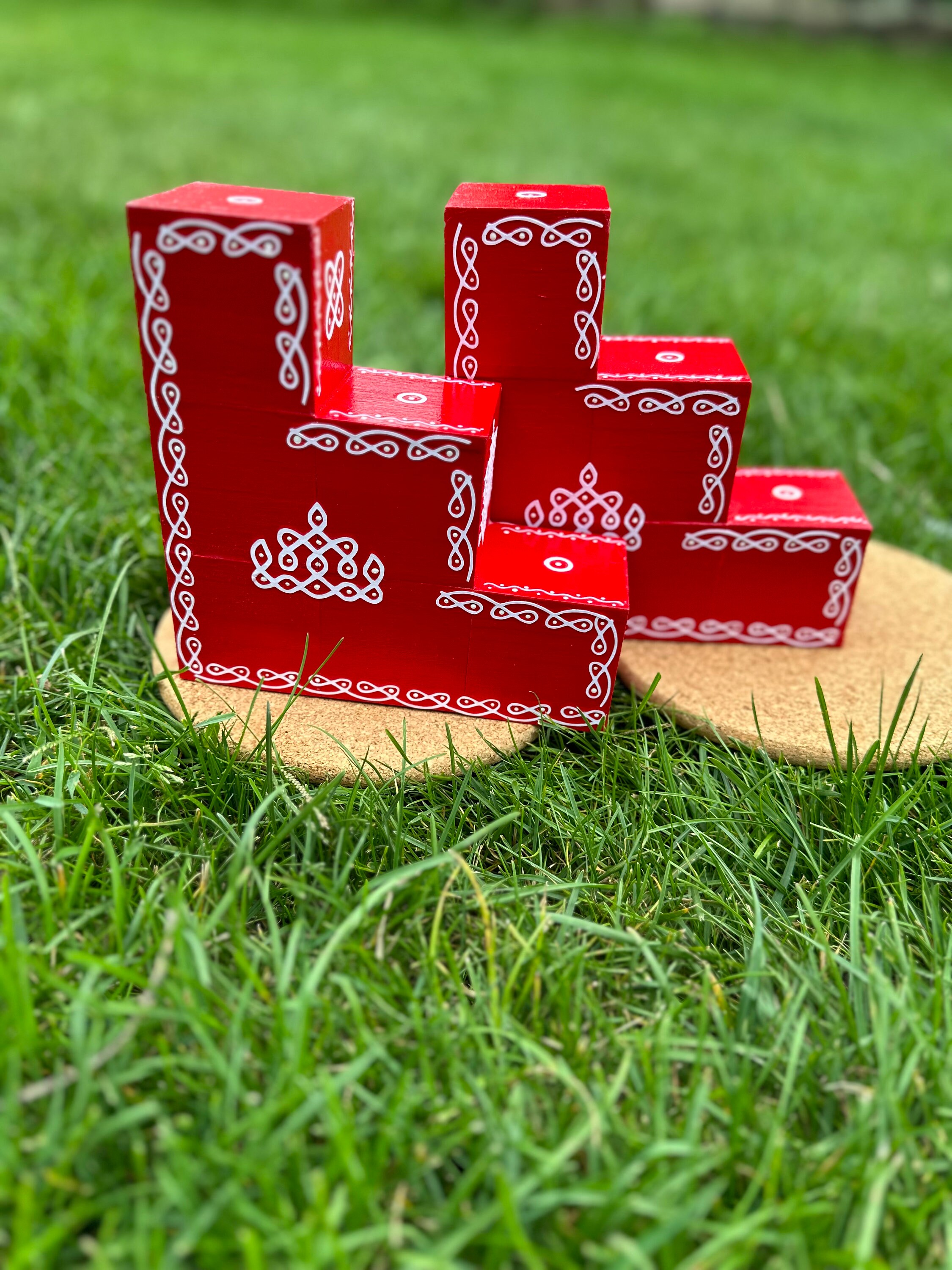 Diya Steps Stand Pair Home Decor Display Riser Kolam - Etsy