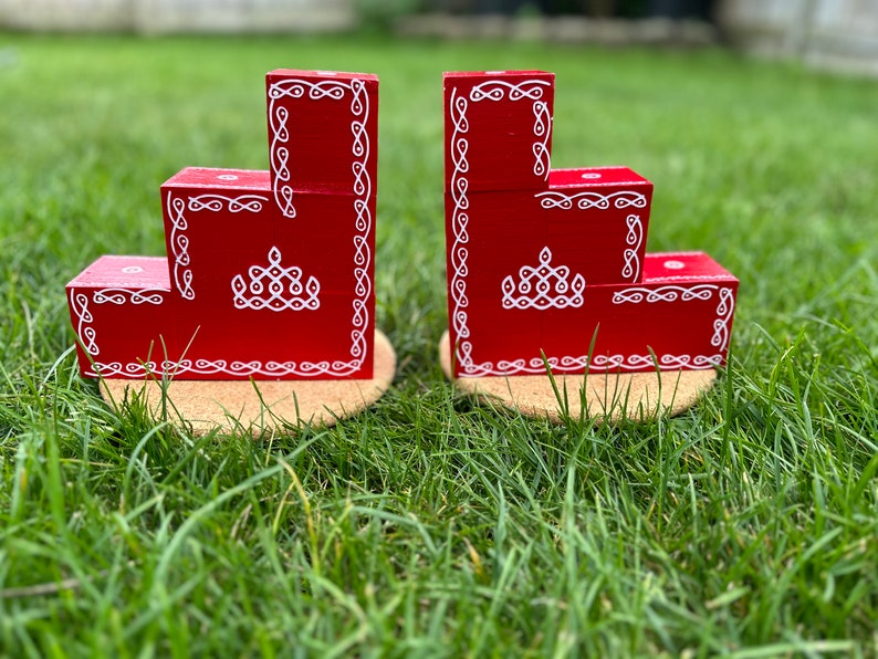 Diya Steps Stand Pair Home Decor Display Riser Kolam - Etsy