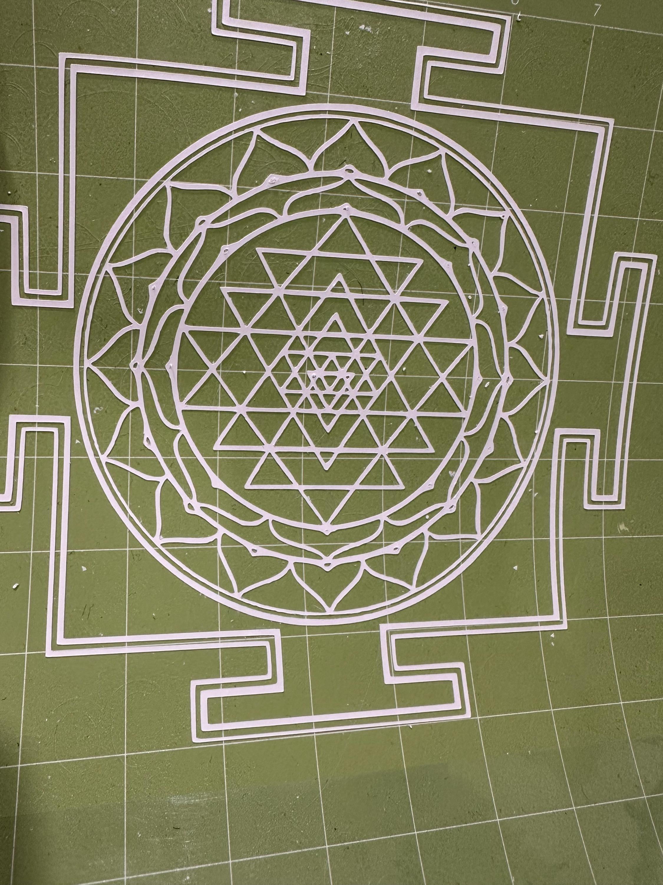 Sri Yantra SHRI YANTRA Svg Digital Download Cut File for Cutting ...