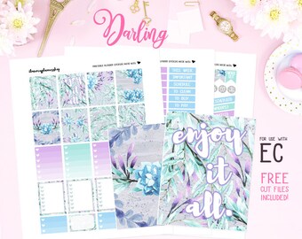 Summer planner stickers printable kit for classic Happy | Etsy