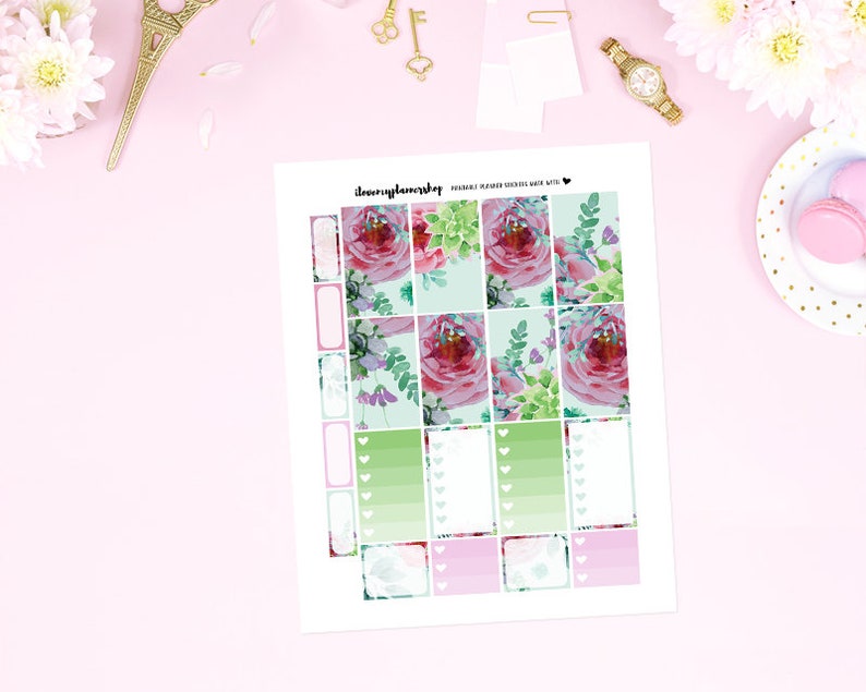 MAMBI Planner Printable Stickers Happy Planner Stickers Cut | Etsy