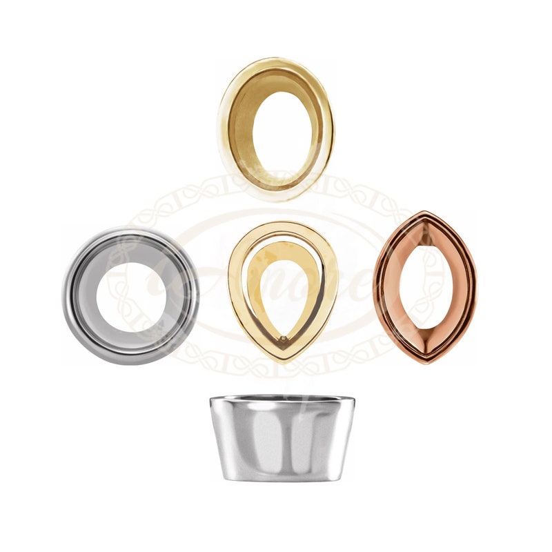 Round Bezel Setting - Etsy