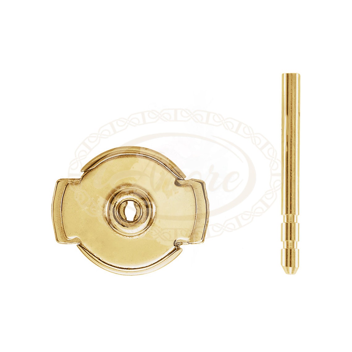 Protektor System Secure Earring Lock Back Post Set - 14K 18K Gold ...