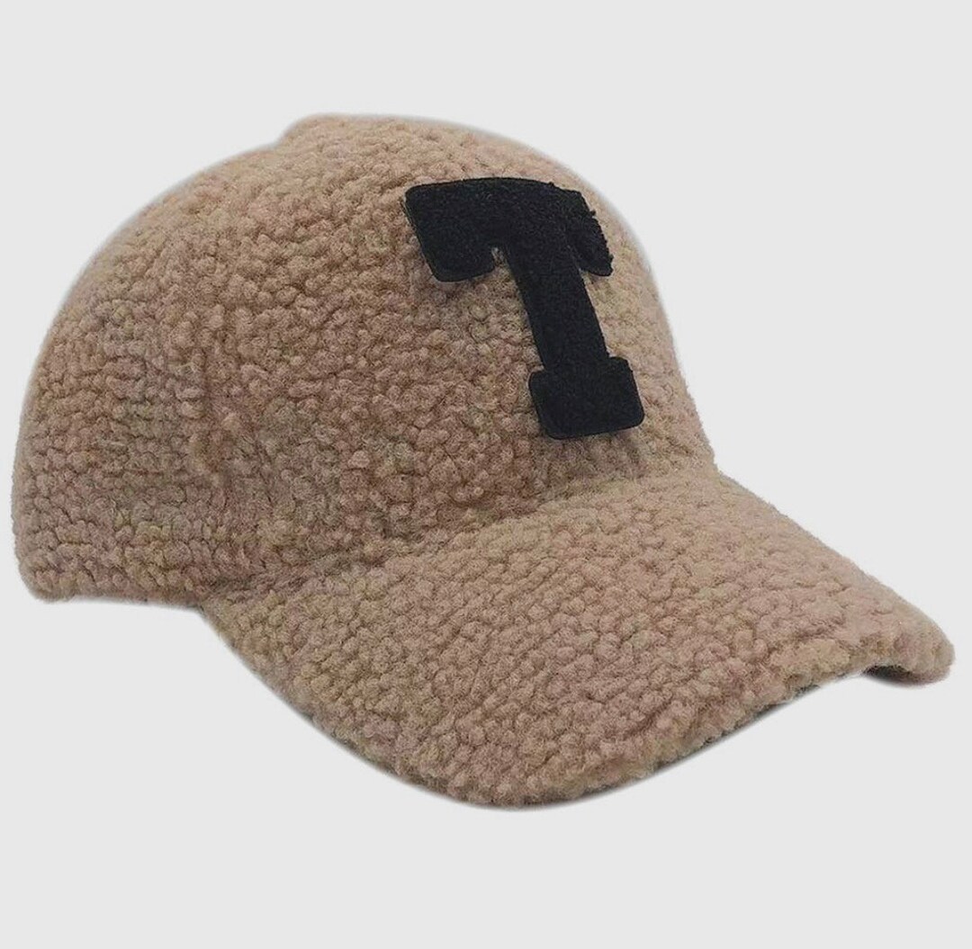 Letter T Teddy Hat Teddy Baseball Cap Patched Letter T Cap - Etsy