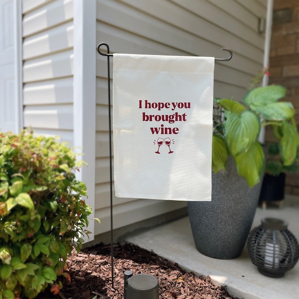Wine Garden Flag - Etsy