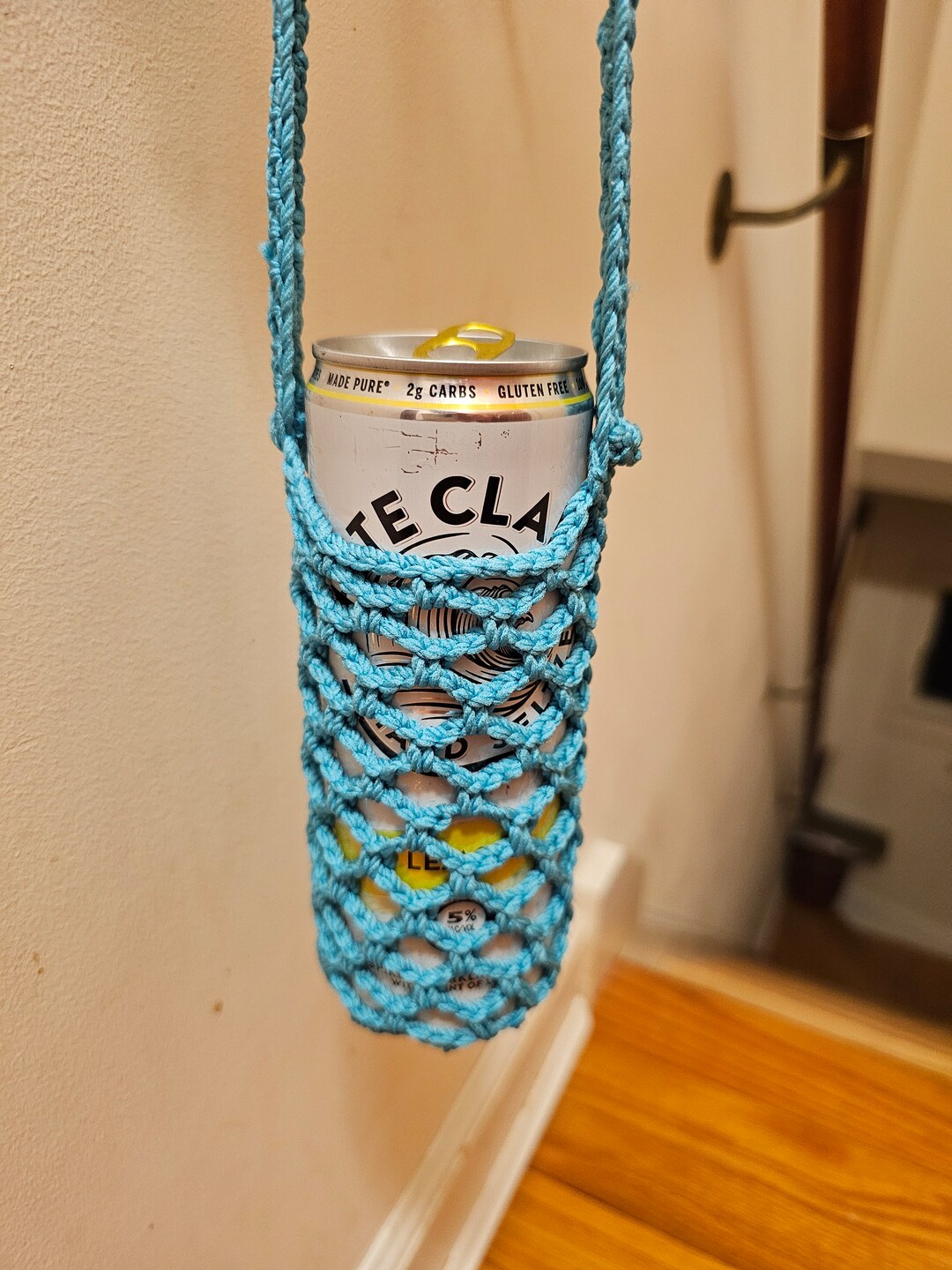 Crocheted Seltzer Can Holder - Etsy