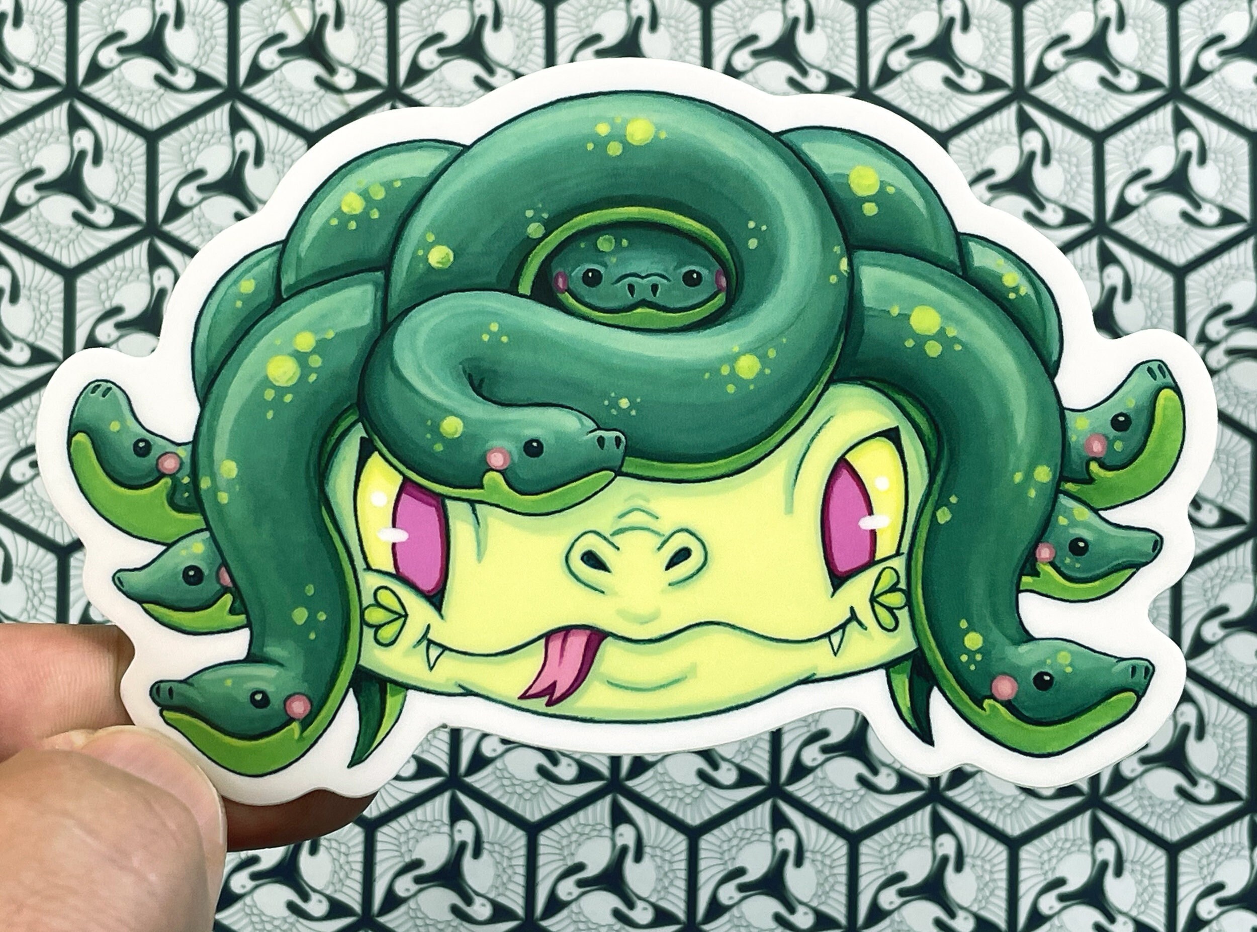 Medusa Vinyl Sticker - Etsy