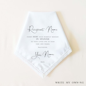 SPANISH Mother of the Bride Gift, Father of the Bride Gift, Wedding ...